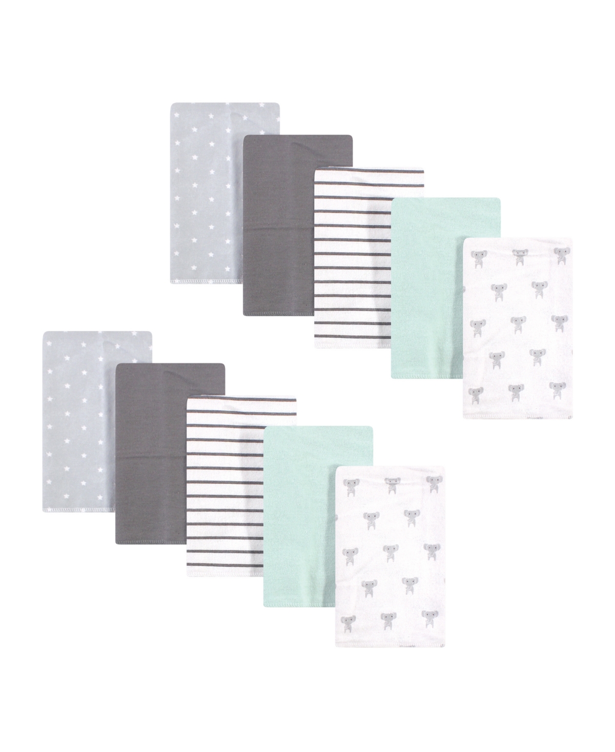 Click here for Hudson Baby Cotton Flannel Burp Cloths - Modern el... prices