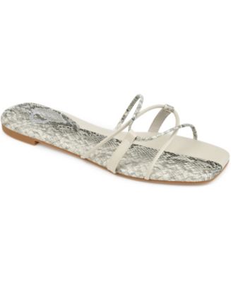 Journee Collection Women's Breena Flat Slide Sandals - Macy's