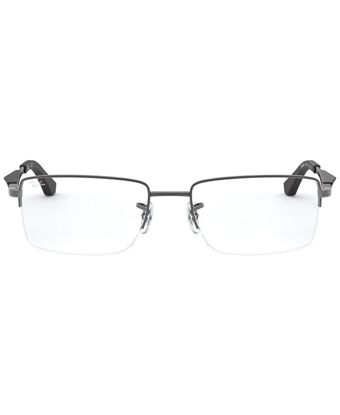 Ray-Ban RX6285 Unisex Rectangle Eyeglasses - Macy's