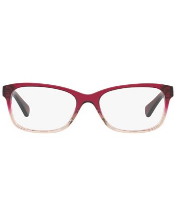 COACH HC6089 Women's Rectangle Eyeglasses - Macy's