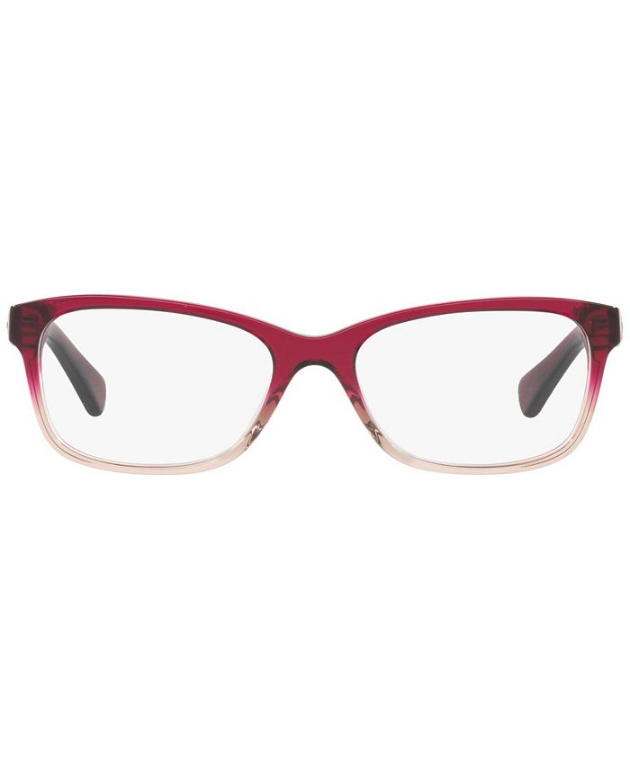 COACH HC6089 Women's Rectangle Eyeglasses - Macy's