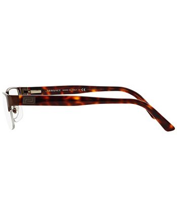 Versace VE1184 Men's Rectangle Eyeglasses - Macy's