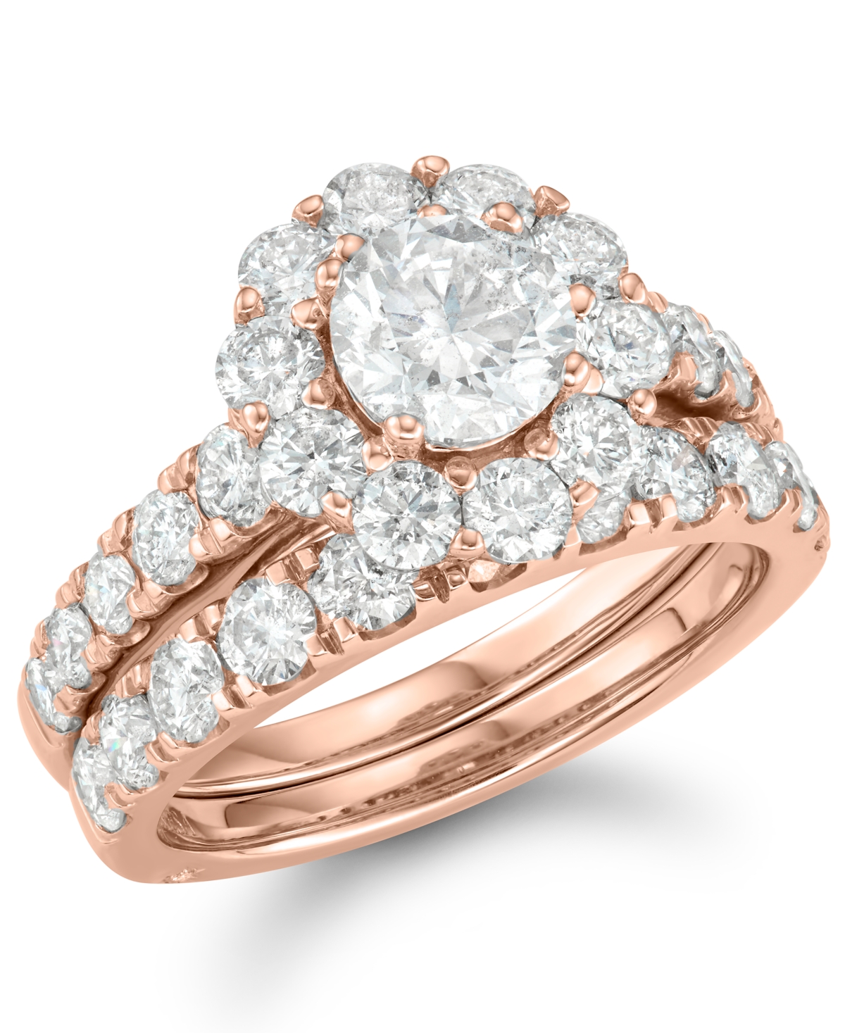 Click here for Certified Diamond Bridal Set (3 ct. t.w.) in 18k W... prices
