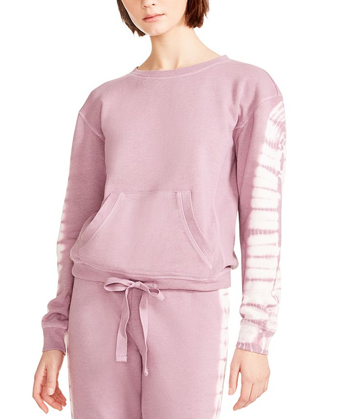 Madden Girl Juniors' Tie-Dyed Drawstring Hem Sweatshirt & Reviews ...