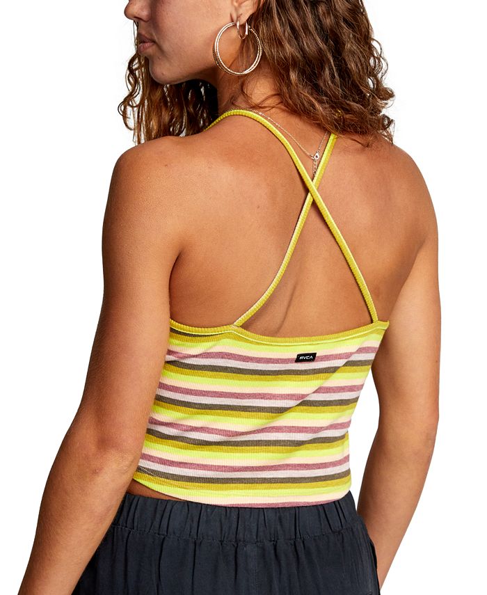 RVCA Juniors' Ribbed-Knit Tank Top - Macy's