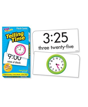 Trend Enterprises Telling Time Skill Drill Flash Cards - Macy's