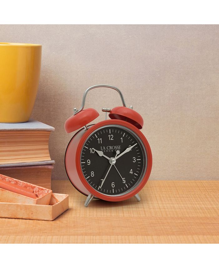 La Crosse Technology Clock Twin Bell Alarm Clock - Macy's