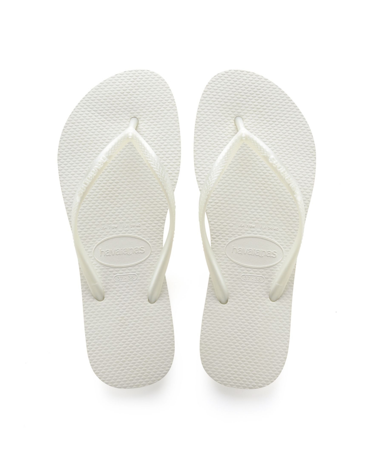 Click here for Havaianas Womens Slim Flip-flop Sandals - White prices