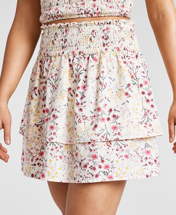 Dizzy Lizzy Floral-Print Smocked Skirt & Reviews - Skirts - Juniors ... Dizzy Lizzy Floral-Print Smocked Skirt & Reviews - Skirts - Juniors ...