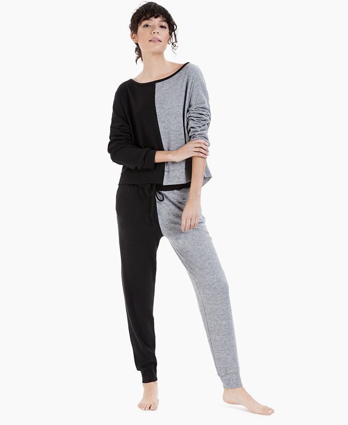 Jenni Colorblocked Loungewear Set, Created for Macy's & Reviews - All ...