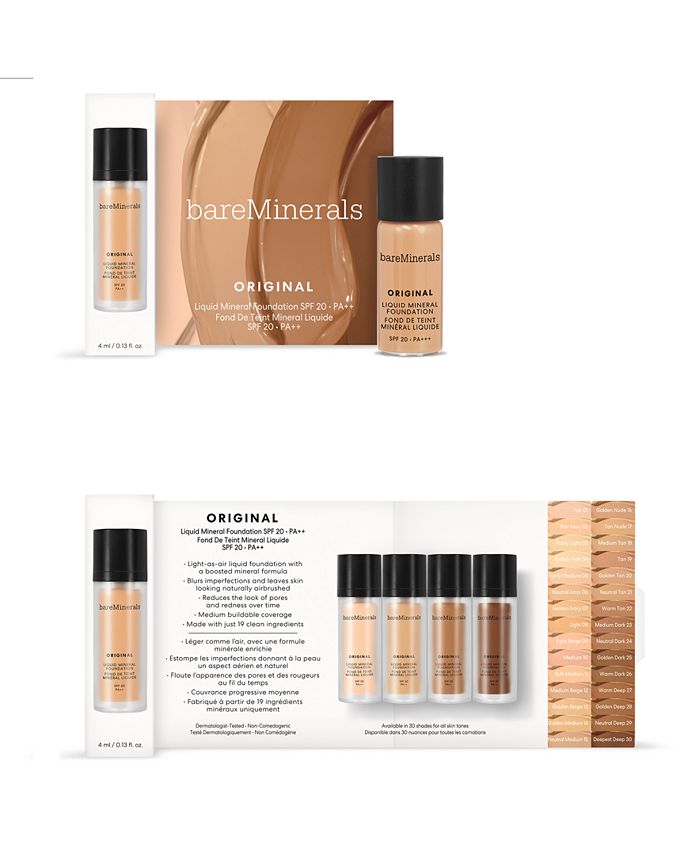 bareMinerals Receive a FREE Deluxe Original Liquid Foundation and ...