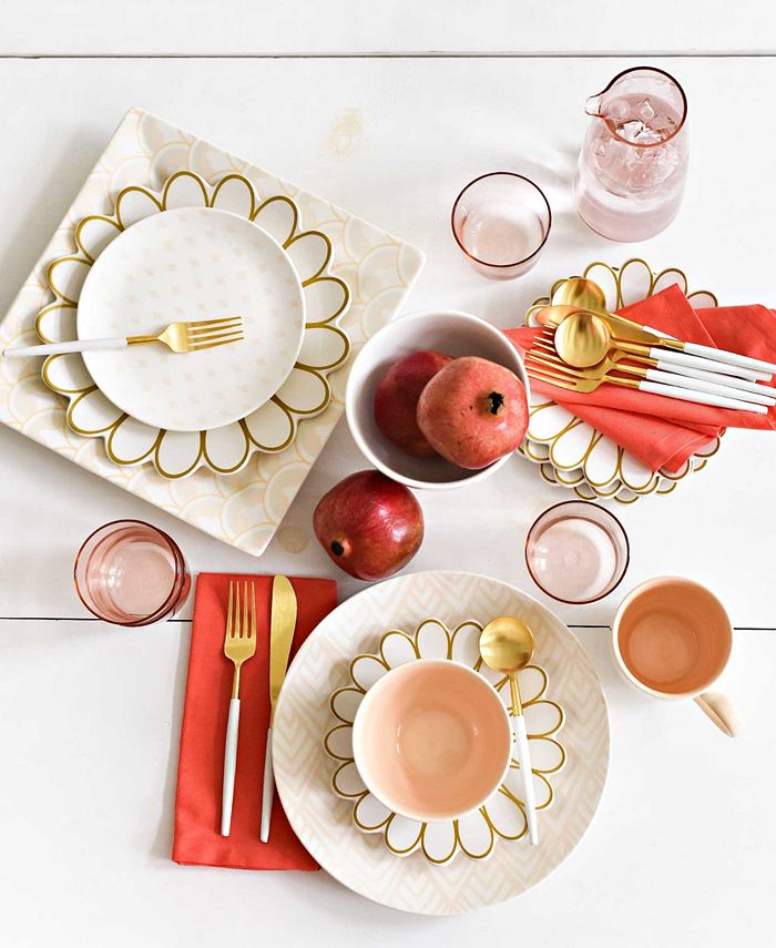 Coton Colors by Laura Johnson Blush Dinnerware Collection - Macy's