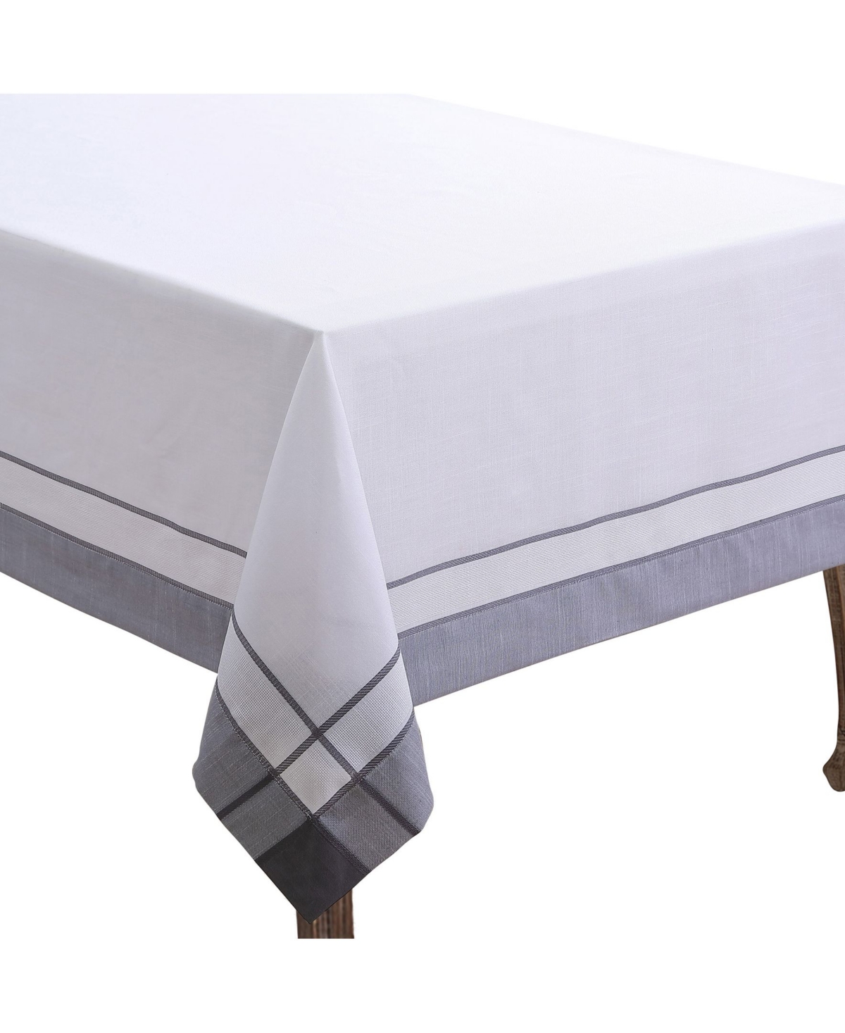 Click here for Saro Lifestyle Casual Tablecloth with Banded Borde... prices