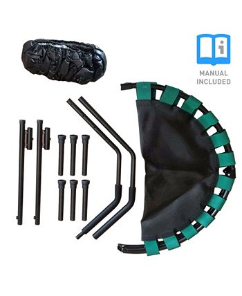 Pure Fun Bungee Exercise Trampoline with Adjustable Handrail - Macy's