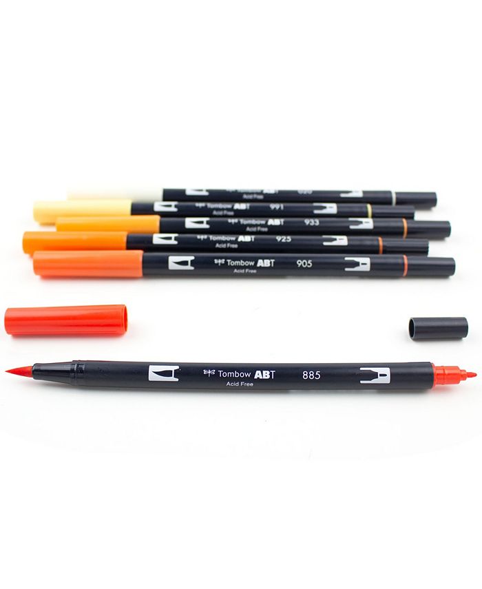 Tombow Dual Brush Pen Art Markers, 6-Pack & Reviews - Home - Macy's