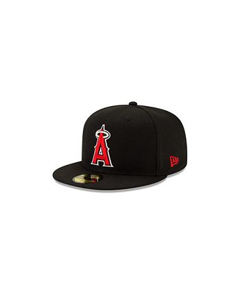 New Era Anaheim Angels Color UV 59FIFTY BLK/RED Cap - Macy's