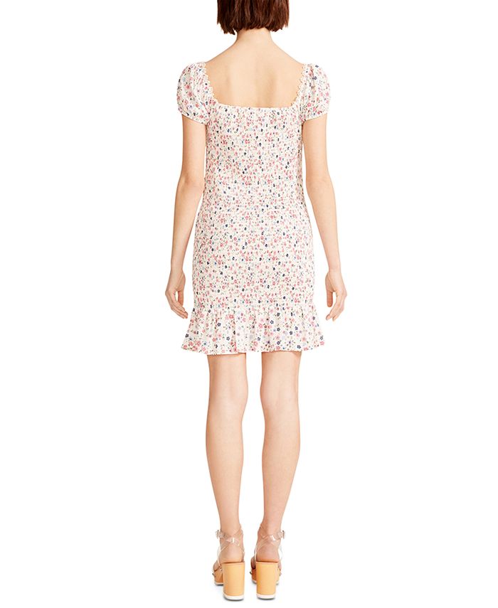 Madden Girl Juniors' Printed Smocked Dress & Reviews - Dresses ...