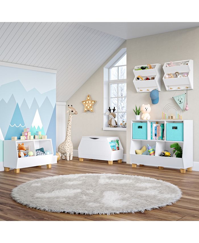 RiverRidge Home Kids Catch-All Wall Shelf with 3 Hooks - Macy's