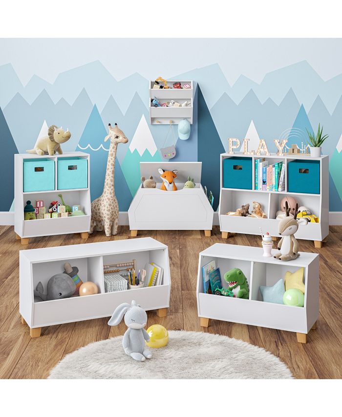 RiverRidge Home Kids Catch-All Wall Shelf with 3 Hooks - Macy's