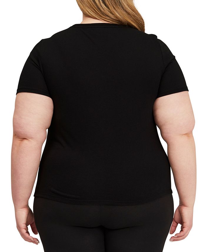 Puma Plus Size Cotton Classics Logo T-Shirt & Reviews - Tops - Plus ...