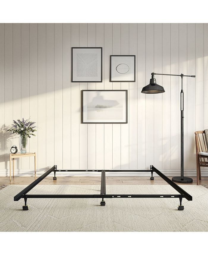 Sleep Trends Hercules Universal Adjustable Metal Bed Frame - Macy's