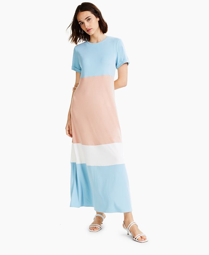 Alfani Colorblocked Dress, Created for Macy's - Macy's