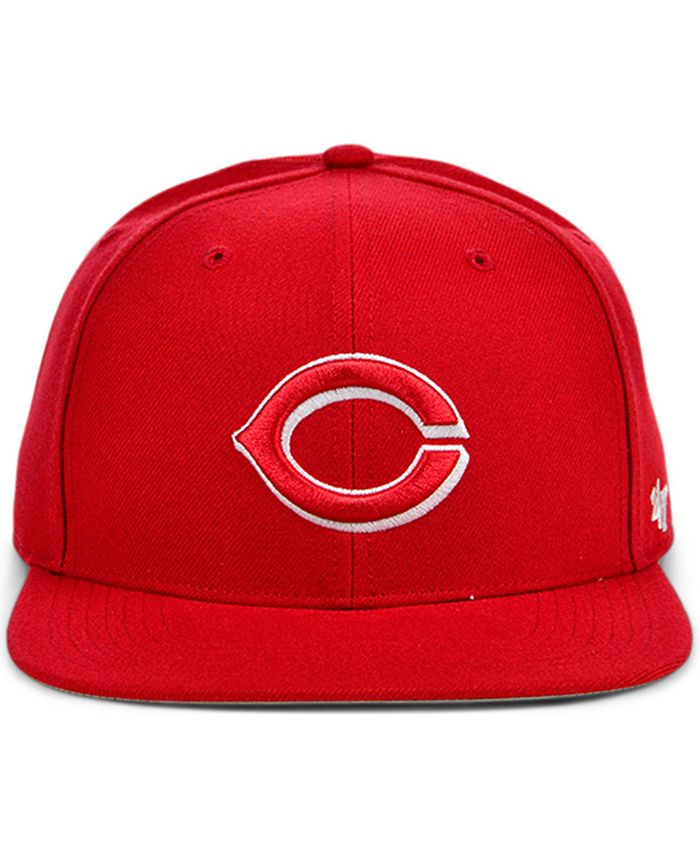 '47 Brand Cincinnati Reds Colors No Shot Captain Cap - Macy's