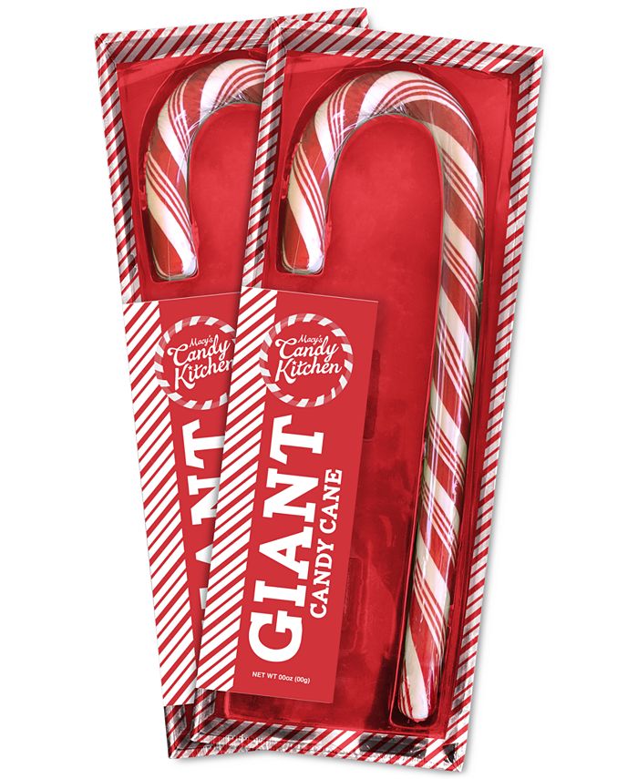 Macy's Candy Kitchen Giant 16-Oz. Candy Cane, Set of 2, Created for ...