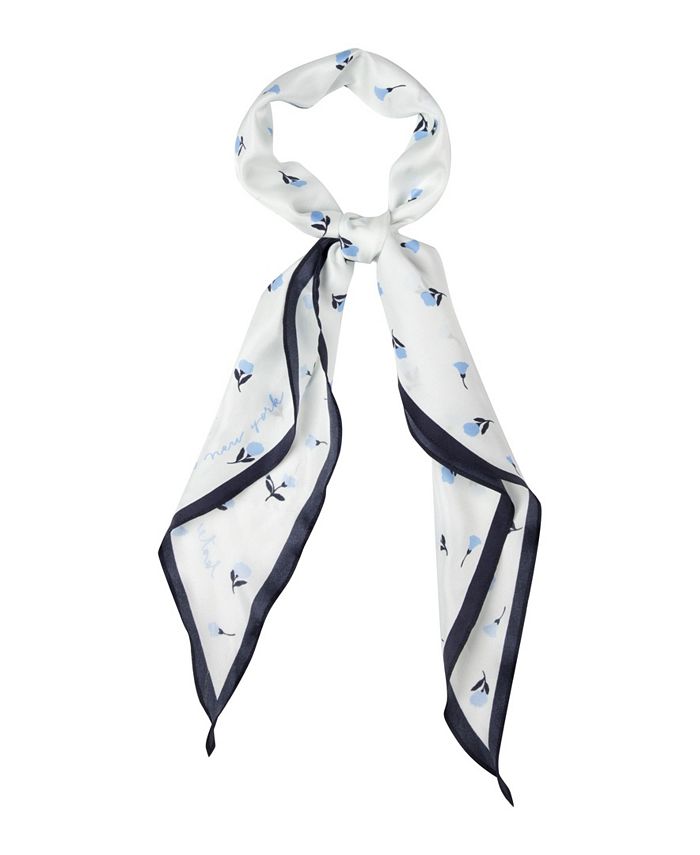 kate spade new york Women's Garden Ditsy Diamond Scarf - Macy's