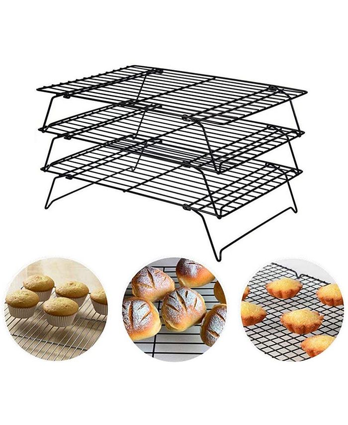 Neuva 3-Tier Stackable Nonstick Cooling Rack - Macy's