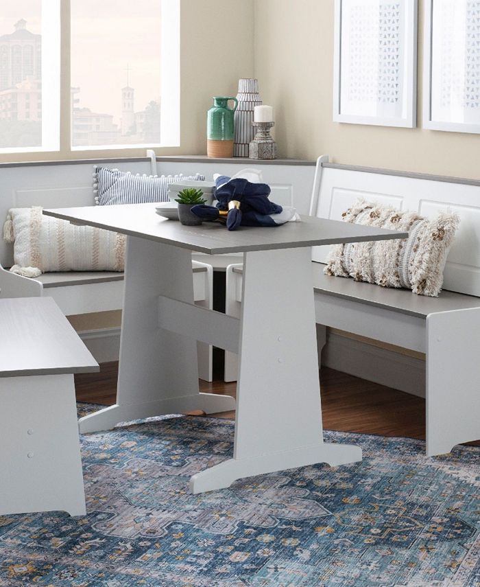 Linon Home Décor Linon Home Decor Aleta Breakfast Nook, Set of 4 - Macy's