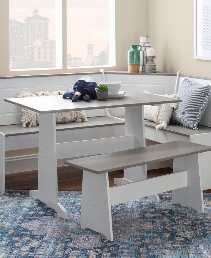 Linon Home Décor Linon Home Decor Aleta Breakfast Nook, Set of 4 - Macy's