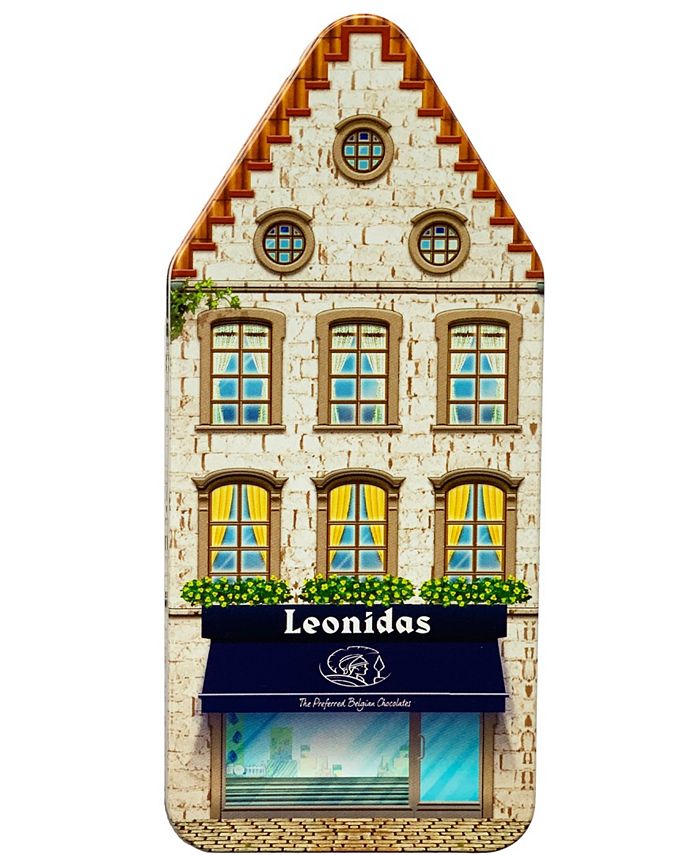 Leonidas Chocolate Belgian Tin House, 1 lbs - Macy's