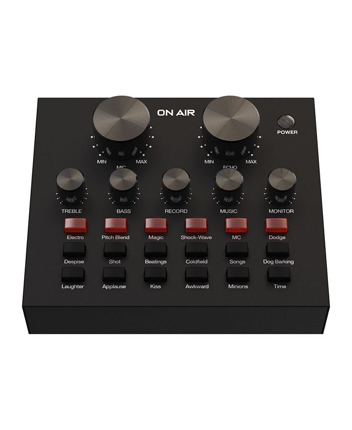 Tzumi On Air Wave Mixer - Multi Channel Interface Audio Equalizer with ...