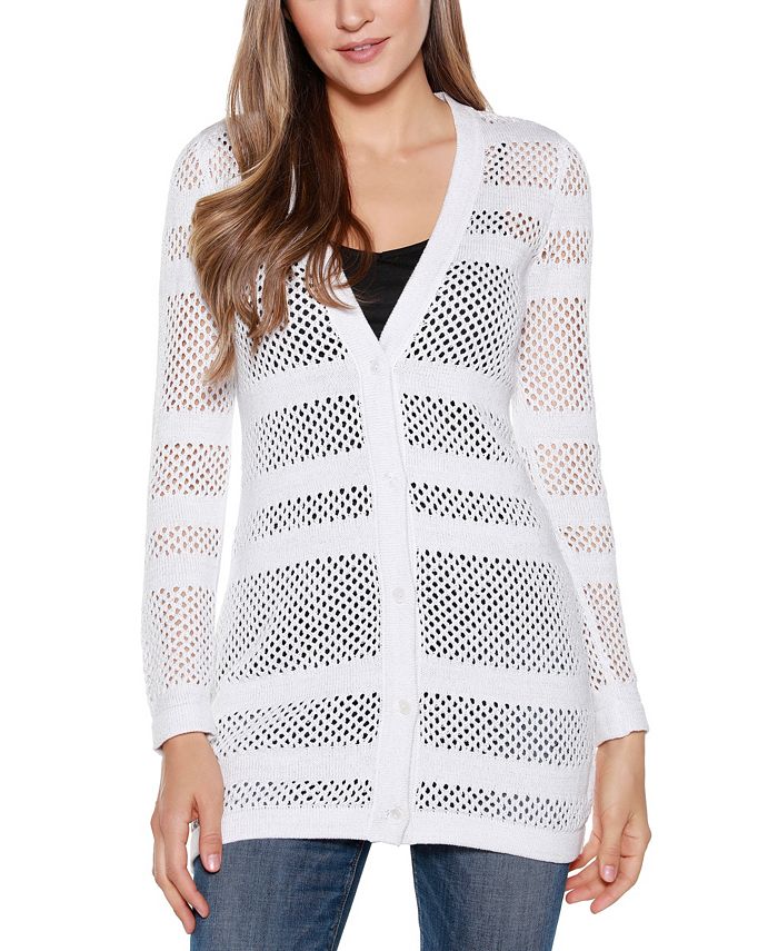 Belldini Black Label Button Front Cardigan Sweater - Macy's