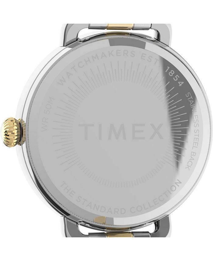 Timex Women's Standard Demi Two-Tone Stainless Steel Bracelet Watch ...