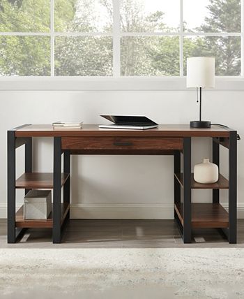Walker Edison Wood Computer Desk - Macy's