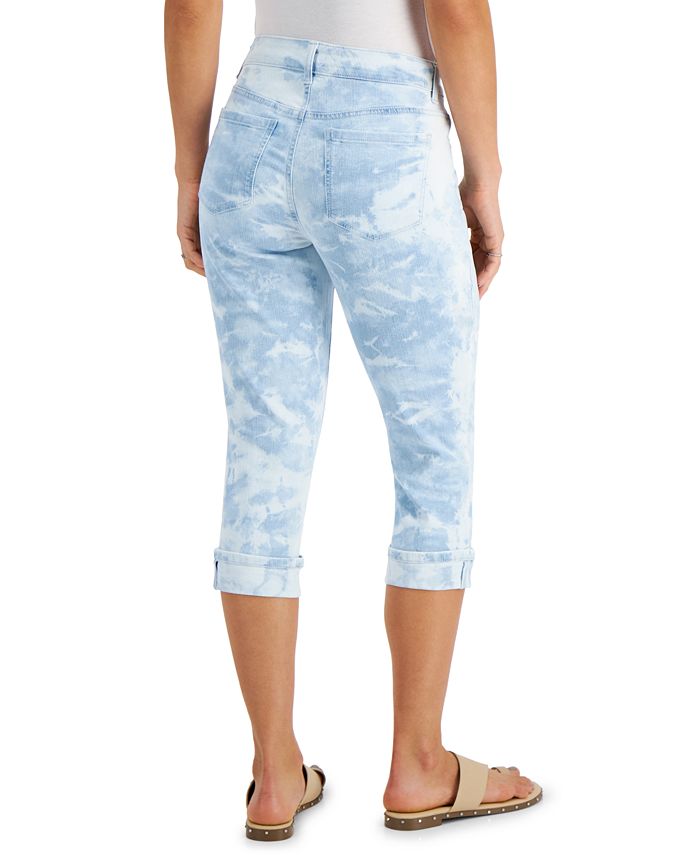 Style & Co Mid Rise Curvy Capri Jeans, Created for Macy's - Macy's