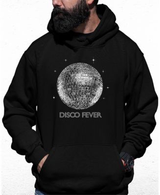 Men's Disco Ball Word Art Hooded Sweatshirt - Macy's