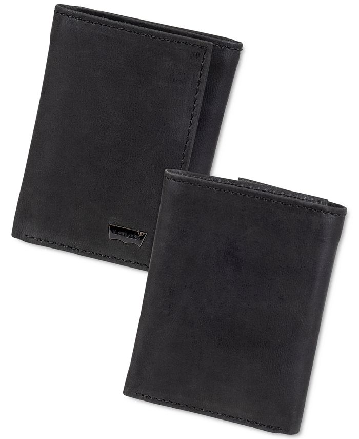 Levi's Men's Andrew Extra-Capacity Tri-Fold Wallet - Macy's