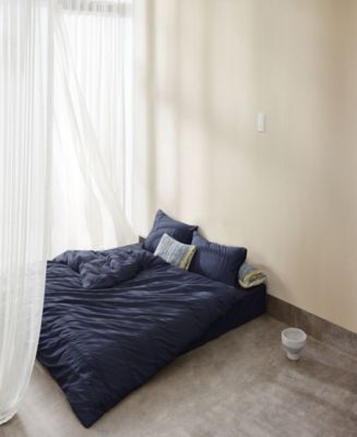 Core Melange Indigo Duvet Set, King - Macy's