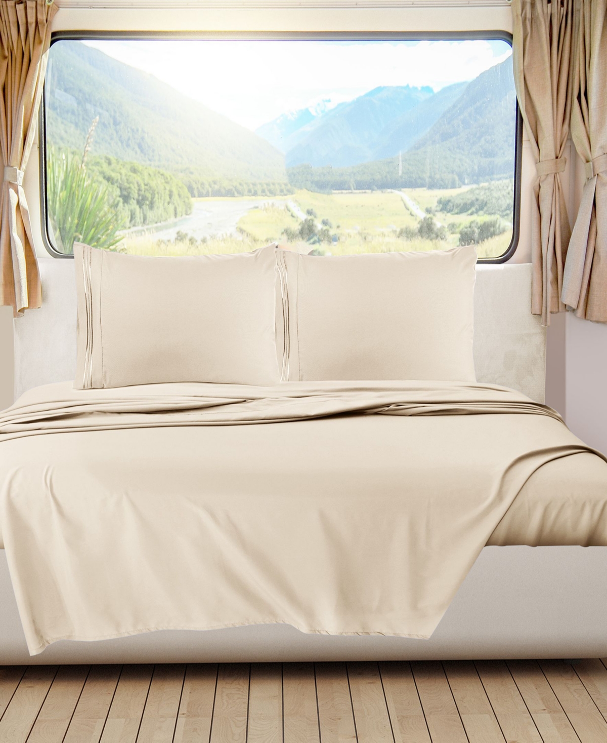 Click here for Nestl Premier 1800 Series Deep Pocket Bed 4 Piece... prices