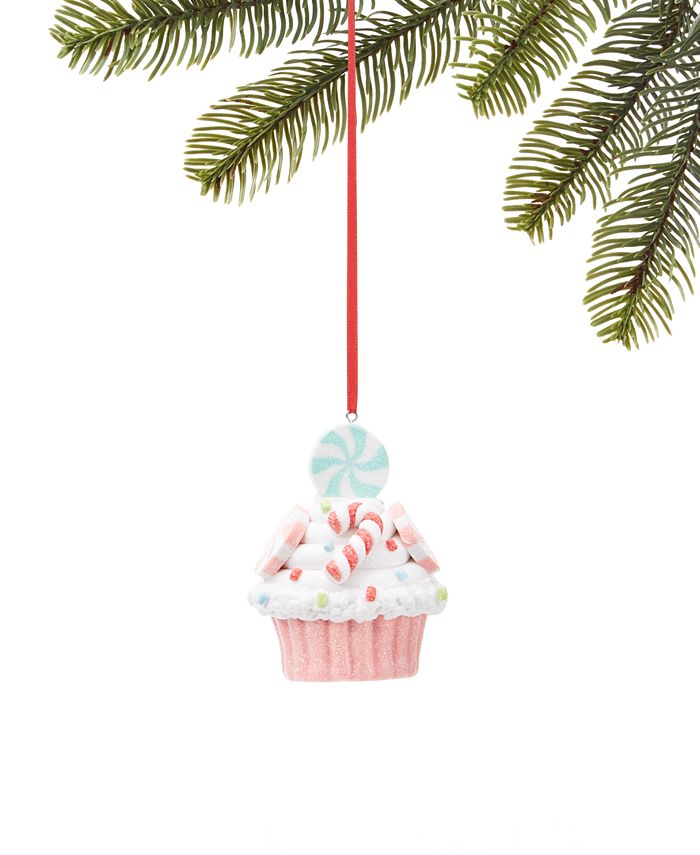 Holiday Lane Sweet Tooth Cupcake Ornament, Created for Macy's - Macy's