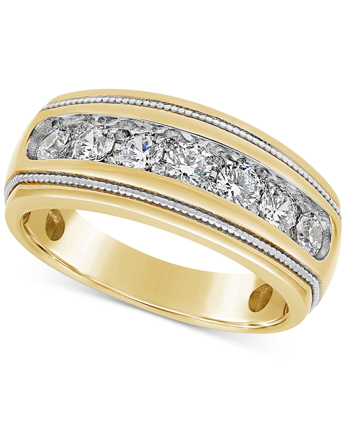 Click here for Mens Diamond Band (1 ct. t.w.) - Yellow Gold prices