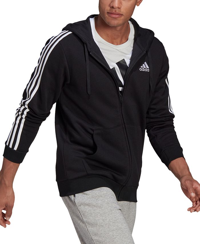 adidas Men's Essentials Full-Zip Hoodie & Reviews - Activewear - Men ...