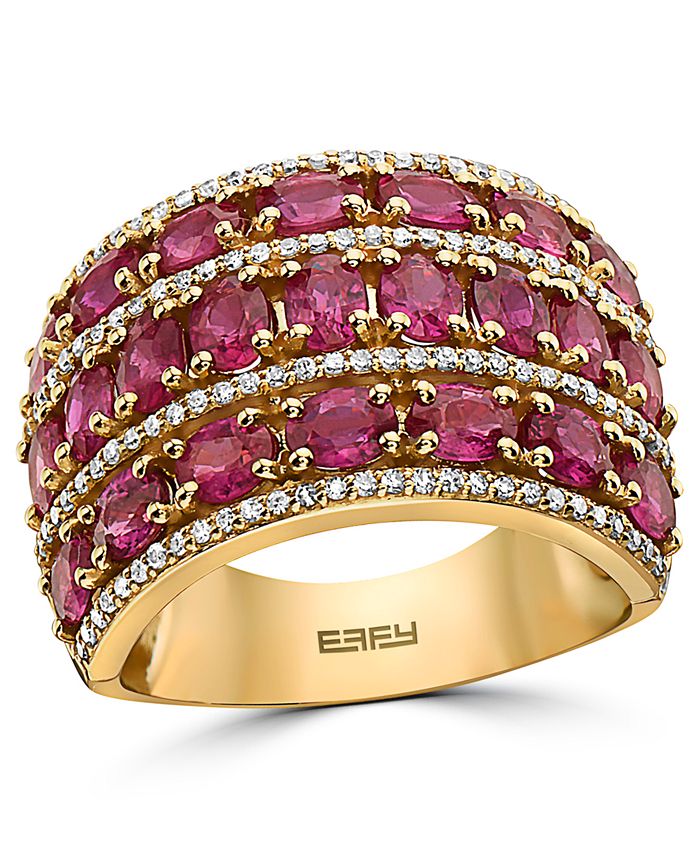 EFFY Collection EFFY® Ruby (5-3/8 ct. t.w.) & Diamond (1/3 ct. t.w ...