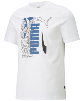Puma Men's Summer Vibe Tropical Logo Graphic T-Shirt - Macy's
