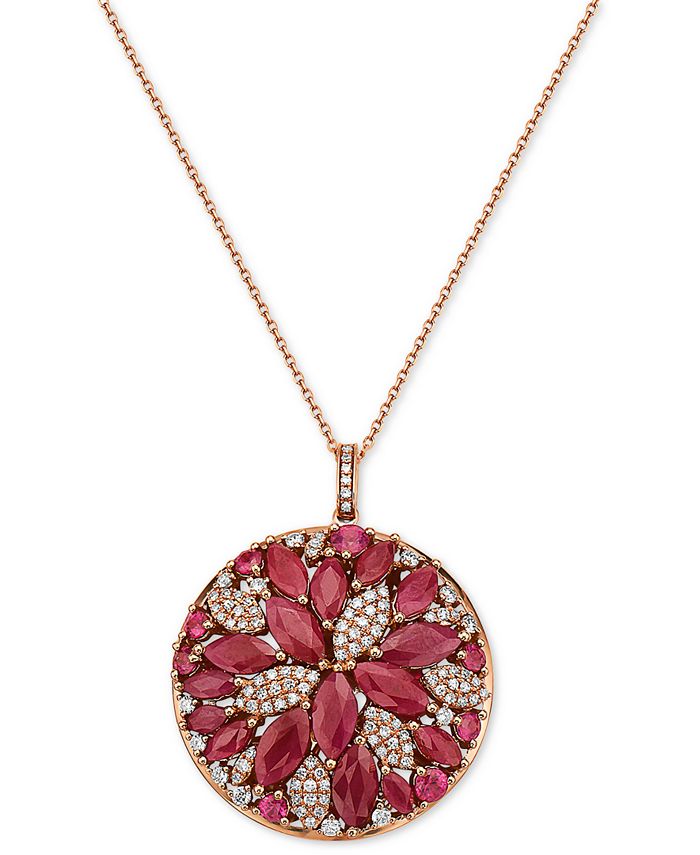 EFFY Collection EFFY® Ruby (5-5/8 ct. t.w.) & Diamond (1/2 ct. t.w ...