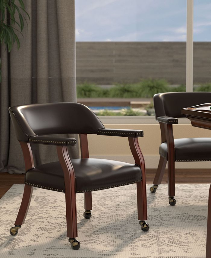 Comfort Pointe Cavett Caster Game Chair & Reviews - Furniture - Macy's