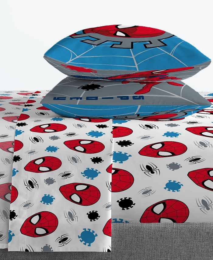 Spider-Man Spidey Faces Full Bed Set, 5 Pieces - Macy's
